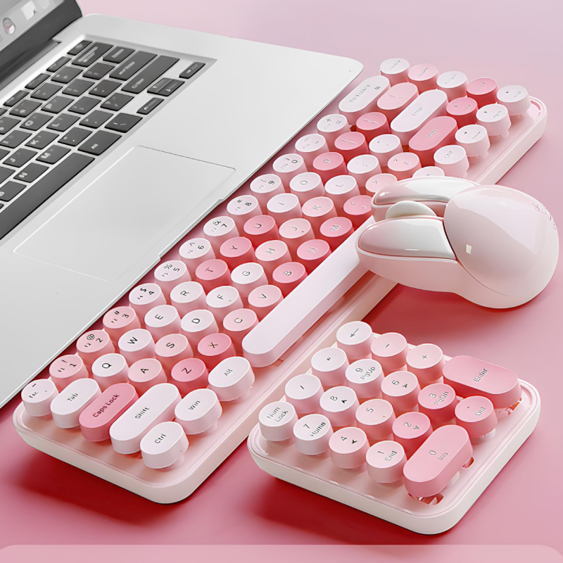 COTECI SINGLE MODE WIRELESS KEYBOARD + NUMBER PAD + MOUSE SET Single ...