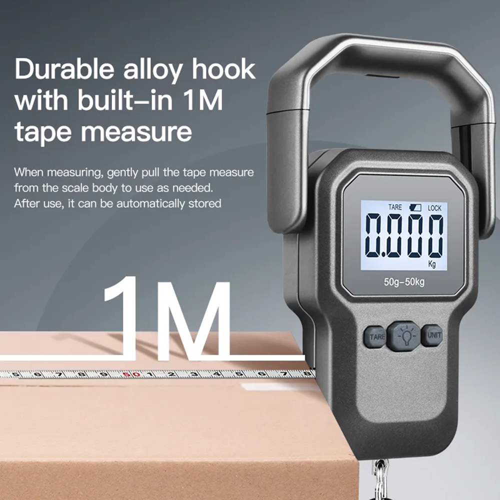 Digital Electronic Mini Luggage Weight Scale – 50KG - gadgetkhor