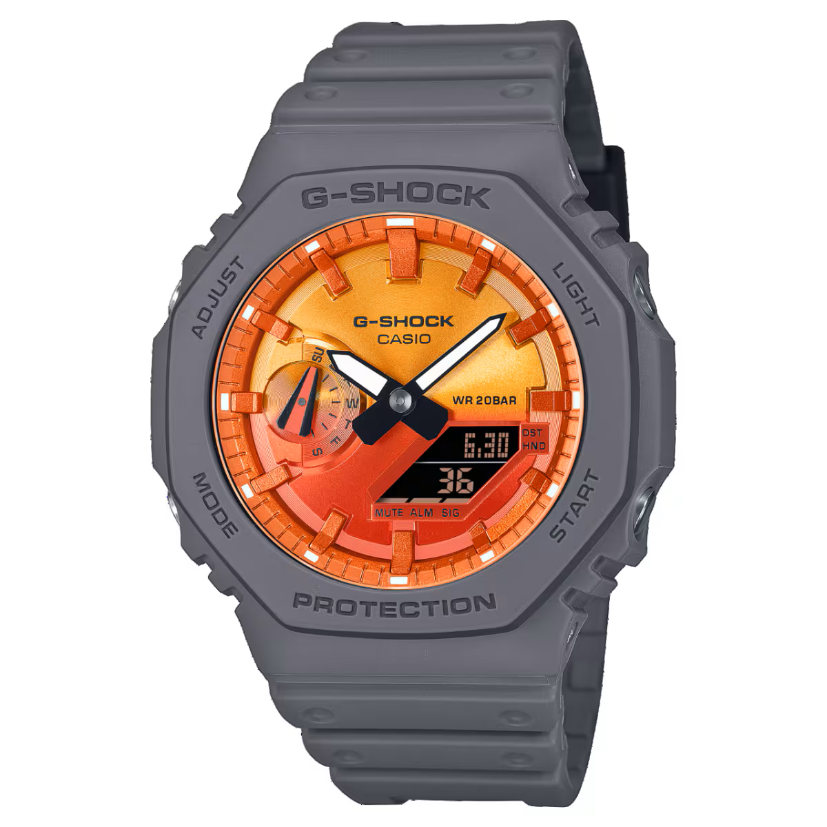 CASIO ANALOG-DIGITAL 2100 Series GA-2100FL-8A - gadgetkhor