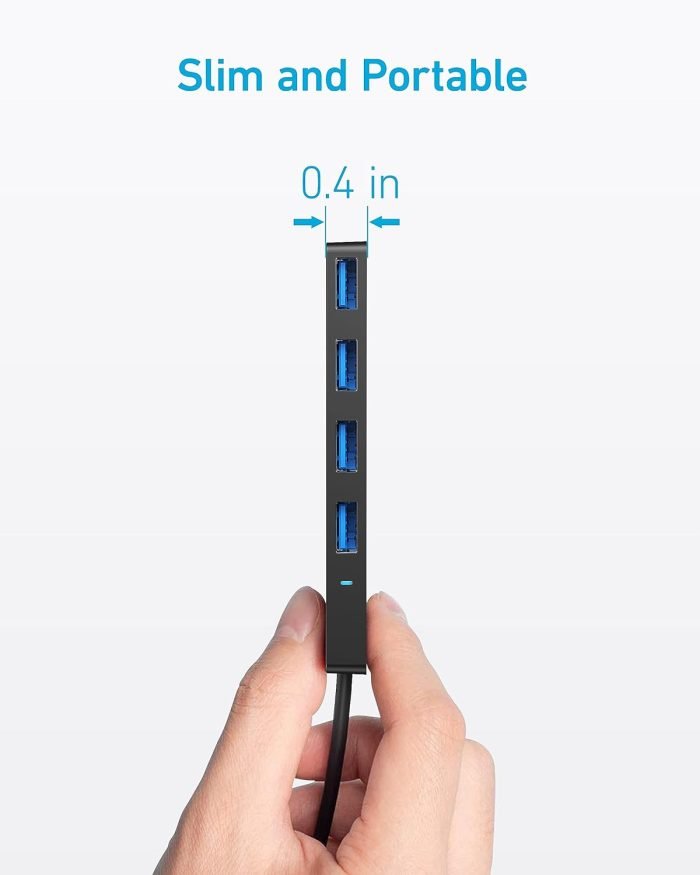 Anker Ultra Slim 4-Port USB 3.0 Data Hub - gadgetkhor