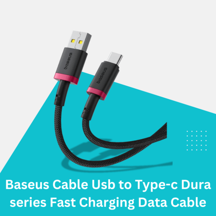 Baseus Cable Usb to Type-c 60W Dura series Fast Charging Data Cable 1m ...